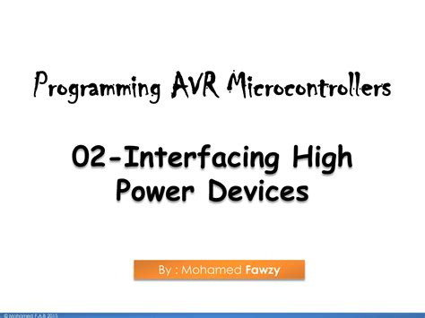 02 Interfacing High Power Devices 2016