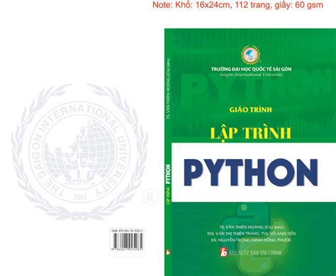 Lập trình Python Trường Đại học Tư thục Quốc tế Sài Gòn SIU