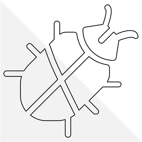 Bug Vector Black Color Icon Vector Art At Vecteezy