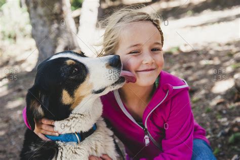 Dog Licking Girl Telegraph