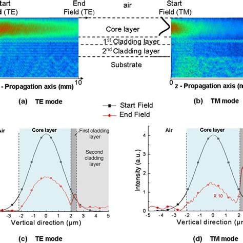 Cross Section Images And Simulated Near Field Profiles Of The Arrow