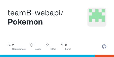 github teamb webapi pokemon