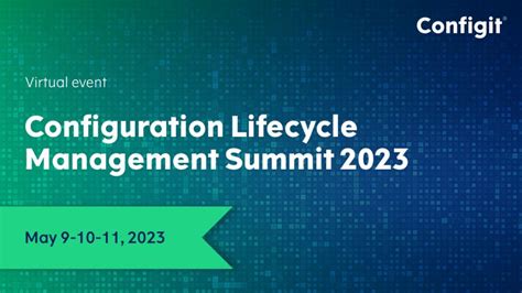 Configuration Lifecycle Management On Linkedin Clmsummit23 Configuration B2bmanufacturing