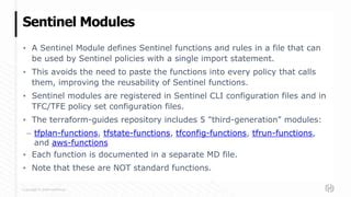Using New Sentinel Features In Terraform Cloud PPT