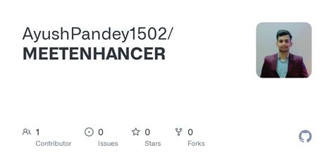 Github Ayushpandey1502meetenhancer