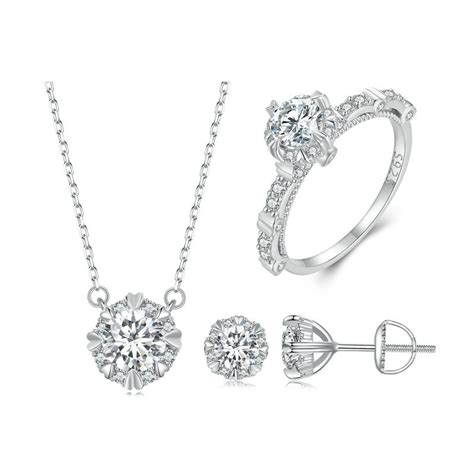 Moissanite Jewelry Set Wholesale Jewelry Usa