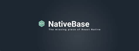 Announcing Nativebase The Missing Piece Of React Native By Shruti