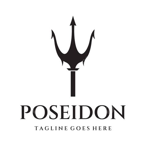 Trident De Poseidon Logo Poseidon Trident Sticker Spreadshirt