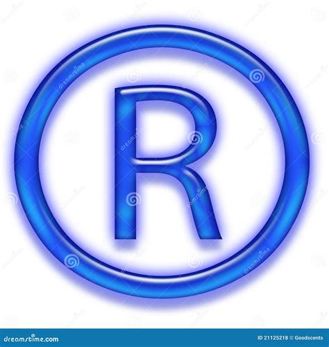 Товарный знак R символ Символ R в окружности ® и Tm рядом с товарным знаком