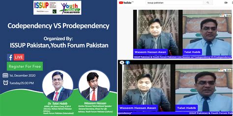 Live Session On Codependency Vs Pro Dependency Organized By Issup Pakistan National Chapter