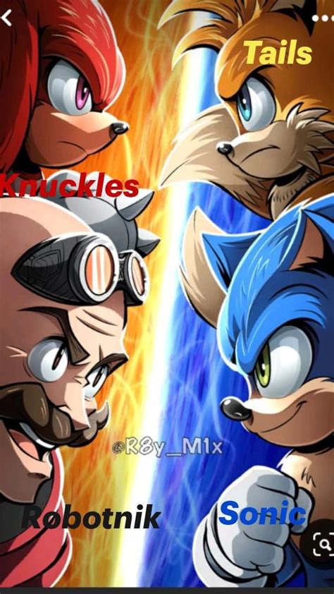 Sonic tails knuckles robotnik – Artofit