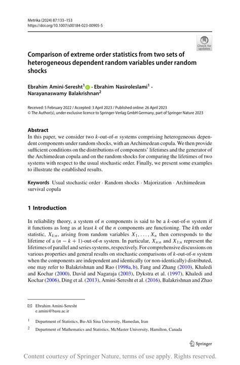 Comparison Of Extreme Order Statistics From Two Sets Of Heterogeneous Dependent Random Variables