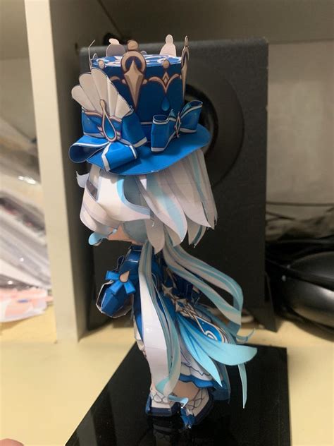 Genshinimpact Furina Papercraft Pepakura 3d Modell Papier Pdf