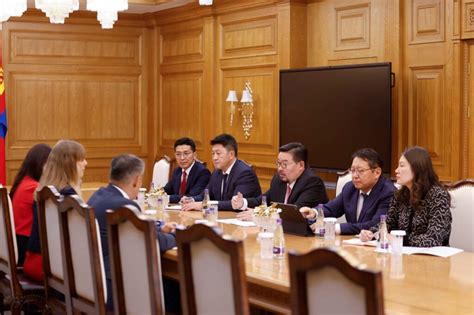 Ерөнхий сайд Г Занданшатар “Рио Тинто” компанийн Зэсийн группийн захирал Кейти Жаксоныг хүлээн