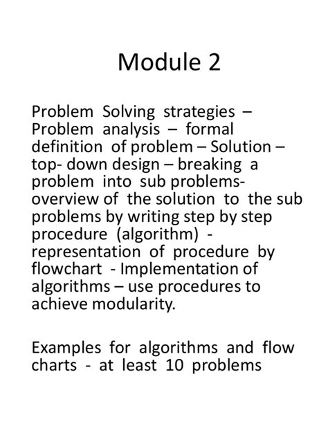 Module 2 Pdf Algorithms Theoretical Computer Science