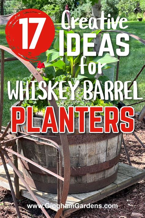 Unearth Creativity Transform Whiskey Barrels Into Stellar Garden
