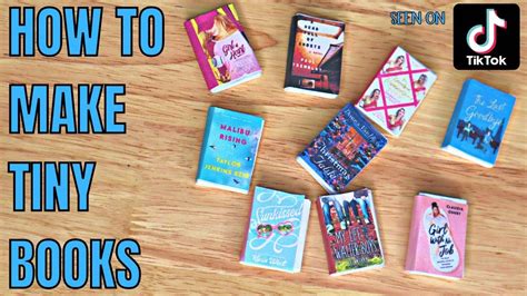 How To Make Tiny Books Make Your Own Mini Book For Shadow Boxes Or Jar With Paper And Mod Podge