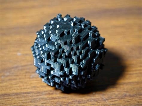 [2022 day 18] 3d printed obsidian chunk r adventofcode