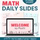 Math Daily Agenda Slides Editable Google Slides Templates Math Doodles