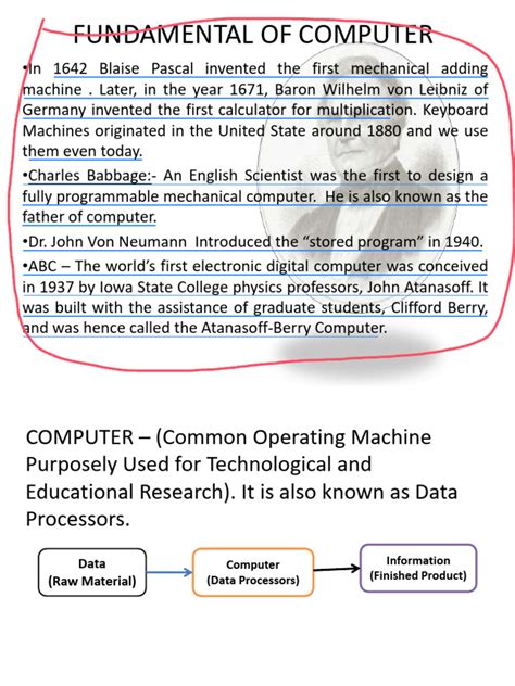 fundamental of computer pdf pdf computer data storage central