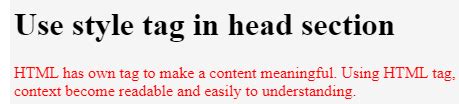Style Tag In HTML Comprehensive Guide To Style Tag In HTML