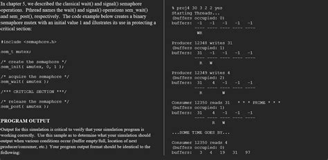 Solved COSC 3346 Operating Systems Project 3 Process Chegg Com