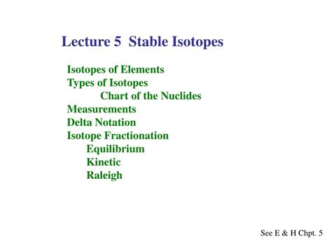 PPT Stable Isotopes Types Measurements And Fractionation PowerPoint Presentation ID 8887541
