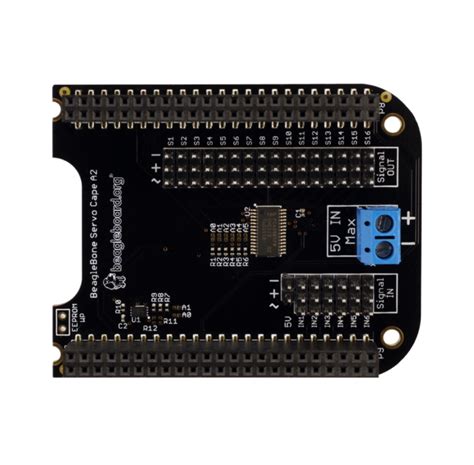 Beaglebone Servo Cape 16x Servo Outputs And 5v Power Input Sb Components