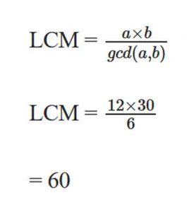 LCM Formula