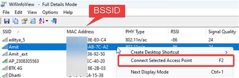 Wireless Networking How Can I Connect To An Access Point By Bssid Instead Of Essid In Windows