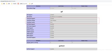 php7 4 6 报错：call to undefined function imagettftext call to undefined