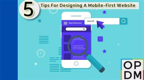 PPT Five Tips For Designing A Mobile First Website PowerPoint Presentation ID