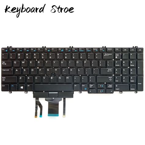 For Dell Precision 7530 7540 7730 7740 P74f New Laptop Keyboard