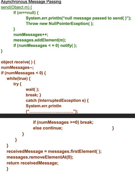 solved asynchronous message passing
