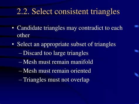 Ppt Algorithms For Triangulations Of A 3d Point Set Powerpoint