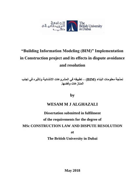 Pdf Building Information Modeling Bim” Implementation Dokumentips