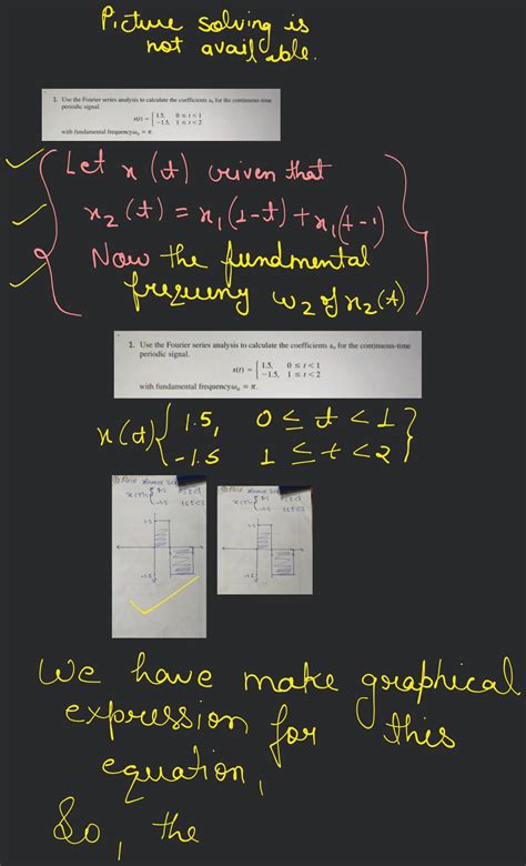 Use The Fourier Series Analysis To Calculate The Coefficients Mathrm{a}