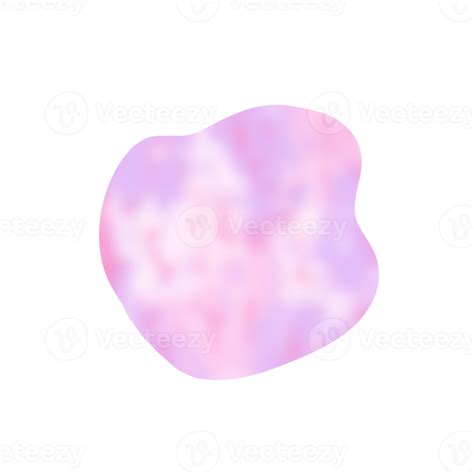 Holographic Blob Shapes PNG