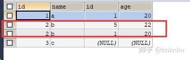 MySQL区分各种join连接条件on和过滤条件where 知乎