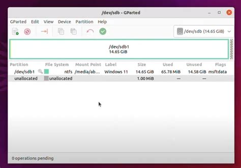 How To Create A Windows 10 11 Bootable Usb On Ubuntu Using Gparted