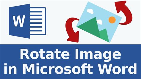How To Rotate Image In Microsoft Word Youtube