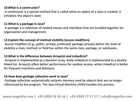 Top 20 Core Java Interview Questions And Answers For Selenium Automation Testingpptpptx