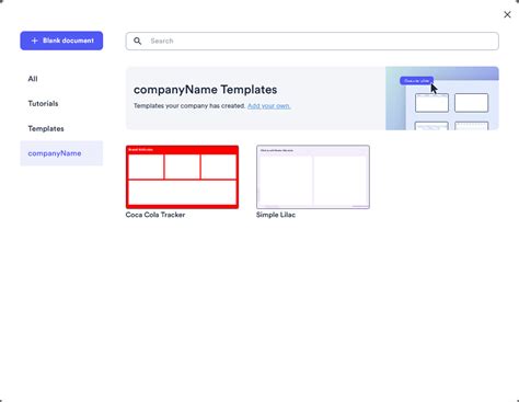 how to add custom document templates to the gallery displayr help