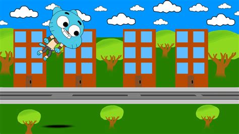 Gumball Watterson Looking In Fly Animated By Dzinymaster On Deviantart