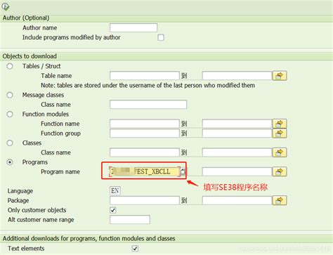abap sap自定义程序导出 如何导出自开发sap程序 csdn博客