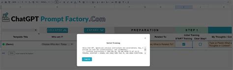 How To Train Chatgpt In 1 Click Chatgpt Prompt Factory