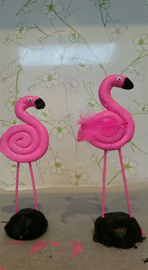 Pin Van Judith Op Kleien Kleiknutsels Flamingo Knutselen Klei Knutselen