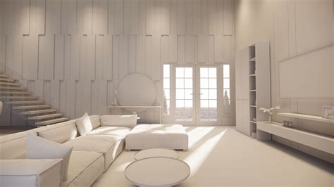 3d 렌더링 인테리어 하우스 현대 오픈 거실 공간 부엌 로프트 스타일 듀플렉스 아파트 레지던스 홈 장식 고급 인테리어 디자인입니다 0명에 대한 스톡 사진 및 기타 이미지