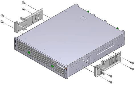 Install The Server 2 Post 19 Inch Hardmount Rack Kit Netra Server