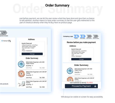 checkout ui and user flow analysis behance